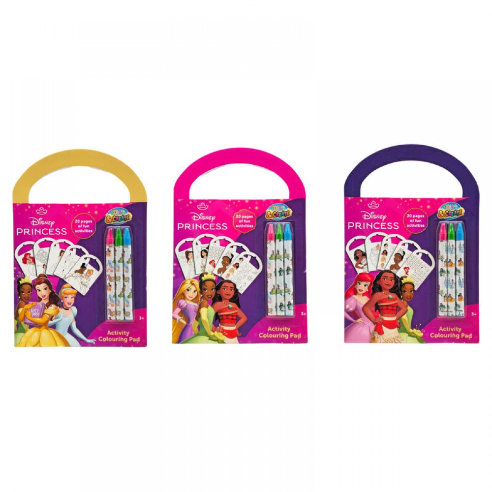 PRINCESS : Disney Princess assorted Activity and colouring ...